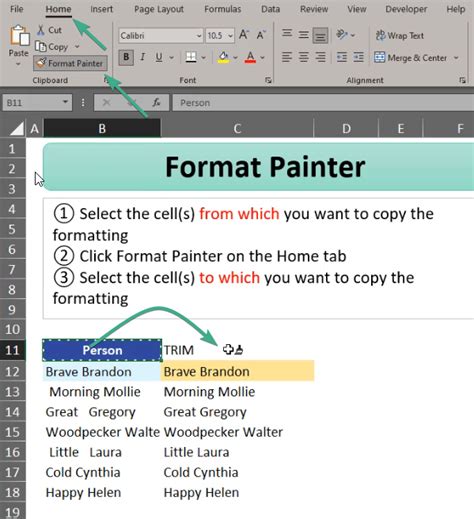 Format Painter How To Copy Cell Formatting Excel And Adam