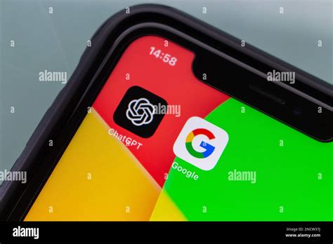 Chatgpt Google Icons Seen In An Iphone Screen In Feb Google