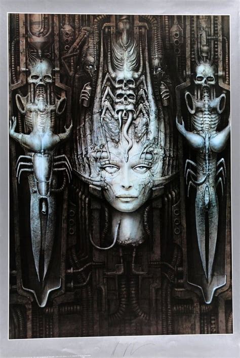 H R Giger Hr Giger Art Giger Alien Framed Poster Print Poster