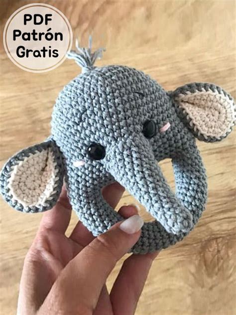 Elefante Sonajero Amigurumi Patrones Faciles Gratis Pdf