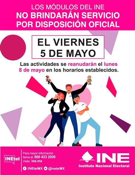INEMexico on Twitter Este viernes 5 de mayo los Módulos de
