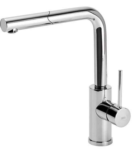 Grifo monomando de cocina Top Tres 162437 con caño extraíble Tres