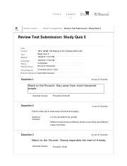 Review Test Submission Study Quiz 5 18FA GENE 100 Pdf Home H 18F
