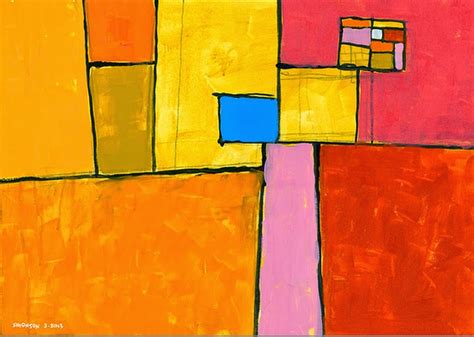 Cuadros Coloridos Abstractos Pintura Moderna y Fotografía Artística