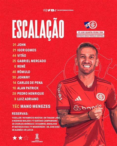 Sport Club Internacional On Twitter Inter Confirmado