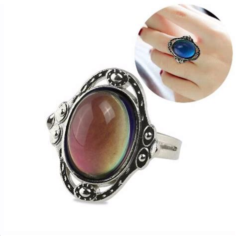 Anillo Ajustable Cambia Color Según Estado De Animo Marcela Creations