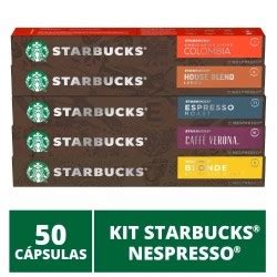 100 Cápsulas Nespresso Starbucks Café Clique e Compre