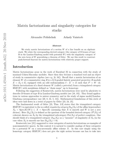 pdf matrix factorizations and singularity categories for stacks