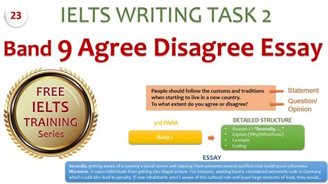 Band 9 Agree Disagree Essay Opinion Essay IELTS Writing Task 2