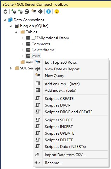 Sqlite Nugget Visual Studio