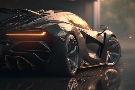 Sport car fondos de pantalla ilustración imágenes Foto Premium