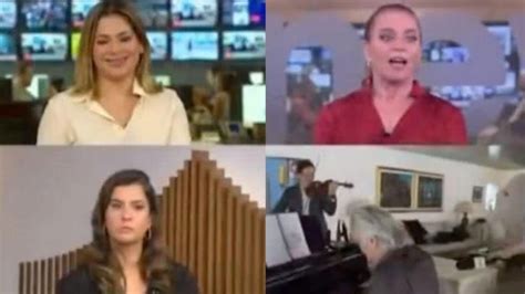 Jornalista da GloboNews solta palavrão ao vivo e gera climão