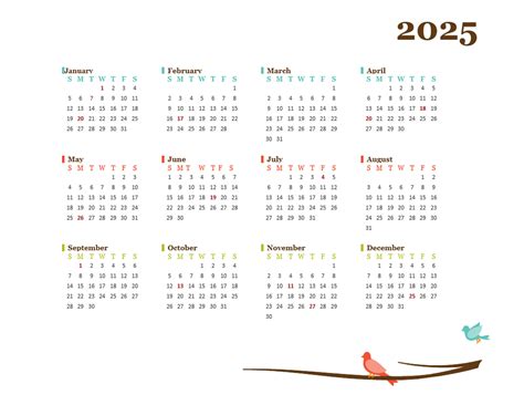 Yearly Calendar Printable Word Free App Assessment Overview
