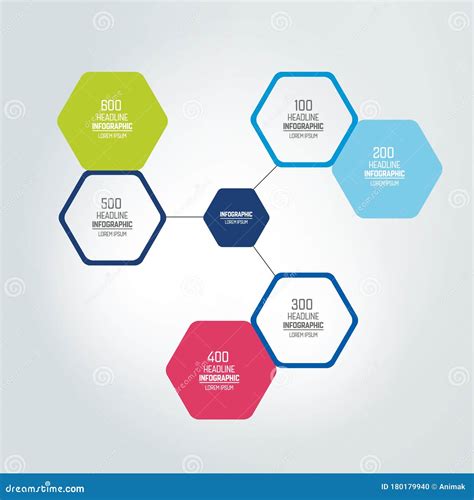 Steps Diagram Scheme Flowchart Infographic Element Stock Vector