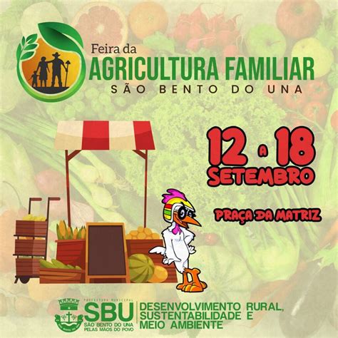Feira Da Agricultura Familiar Prefeitura De S O Bento Do Una Pe