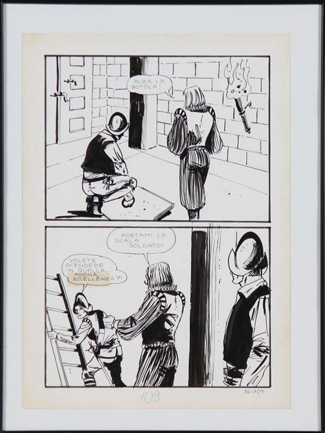 Quattro Tavole Dal Fumetto Jolanda De Almaviva Manara Milo