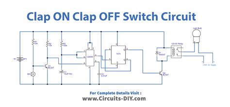 Clap Switch Circuit Diagram And Components Switch Clap T