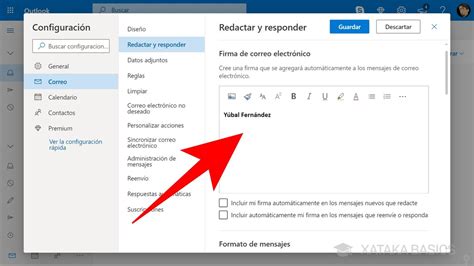 Cómo configurar y agregar una firma en Outlook