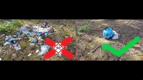 Sprzątam wysypisko śmieci w lesie 6 YouTube