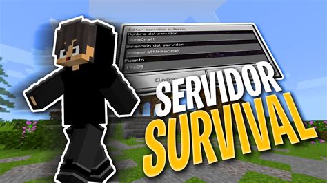 Nuevo Servidor Survival Para Minecraft Pe Servidor Survival