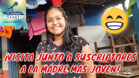 LLEVANDO UN GRAN TESORO A LA MADRE MAS JOVEN DE EL SALVADOR YouTube