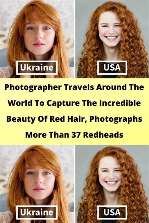 Photographer Travels Around The World To Capture The Incredible Beauty Of Red Hair Photographs