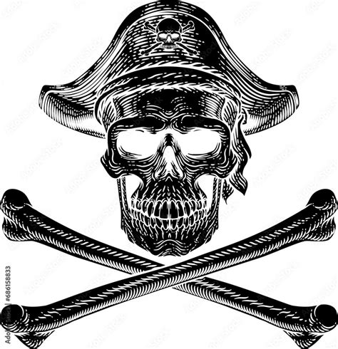 Pirate Skull And Crossbones Skeleton Grim Reaper Mascot In Pirates