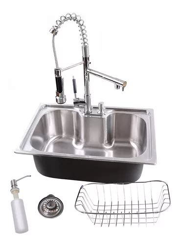 Cuba Gourmet Cozinha Aço Inox 304 60x42cm E Torneira Gourmet