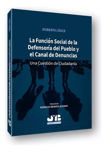 Livro Fisico La Función Social De La Defensora Del Pueblo Y El Canal