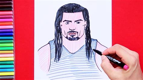 How To Draw A Roman Reigns