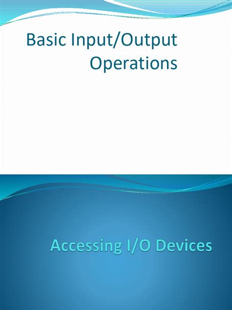 chapter3 io organization pdf input output central processing unit