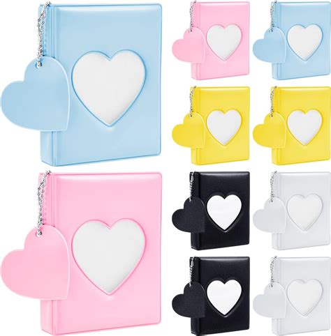 PerKoop 10 Pieces 3 Inch Kpop Photocard Holder Book Mini Photo Kpop