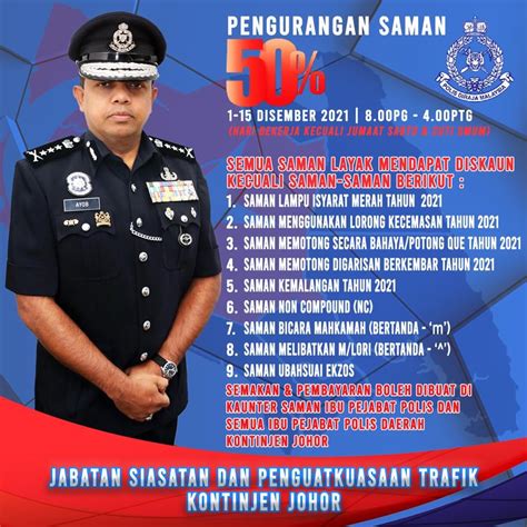 Polis Johor Saman Trafik BM Paul Tan S Automotive News