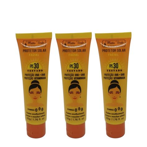 Protetor Solar Facial Fps Matto Verde Bisnaga X G Shopee Brasil