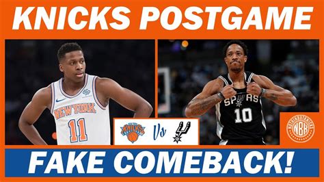 New York Knicks Destroyed By San Antonio Spurs Postgame Analysis