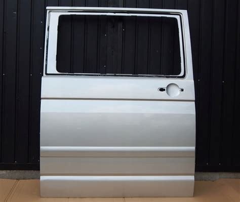 VW T5 Drzwi Przesuwne Prawe Srebrne LA7W 14213988562 Oficjalne