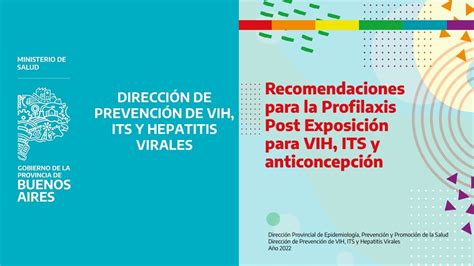 Recomendaciones para la Profilaxis Post Exposición PPE para VIH ITS