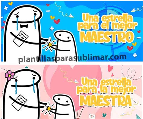 Flork Dia Del Maestro Plantillas Plantillas Para Sublimar Maestros