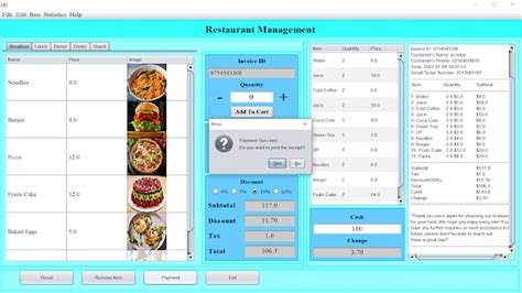 restaurant management system in java netbeans mysql youtube