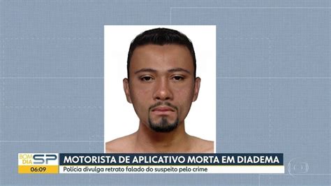 Polícia divulga retrato falado de suspeito de matar motorista de