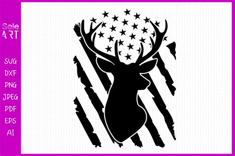 Distressed American Flag Graphic By SeleART Creative Fabrica