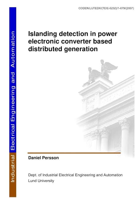 pdf islanding detection in power electronic converter based distributed generation dokumen tips