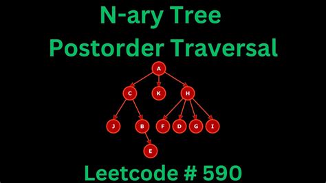 N ARY TREE POSTORDER TRAVERSAL LEETCODE 590 PYTHON ITERATIVE