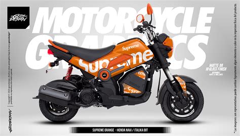Supreme Honda Navi Italika Bit Geosdesign