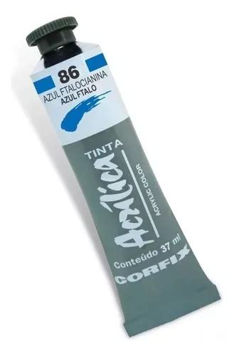 Tinta Acrílica 20ml 086 Azul Ftalocianina Corfix MercadoLivre