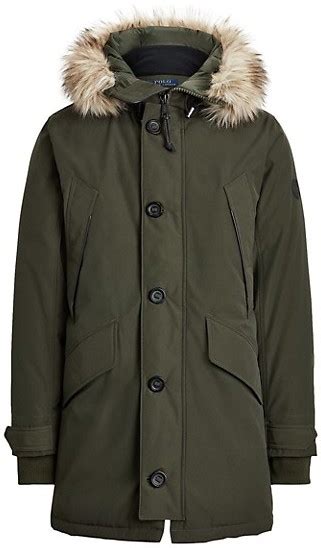 Polo Ralph Lauren Annex Faux Fur Trimmed Down Parka ShopStyle Jackets