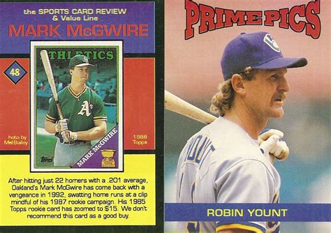 1992 Sports Card Review Prime Pics Magazine Insert Yount Flickr