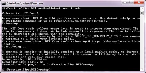 firstaspnetcoreapp talking dotnet