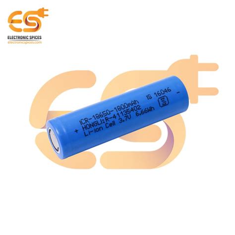 Buy 1800mAh 3 7V 18650 Li Ion Lithium Rechargeable Cell Battery