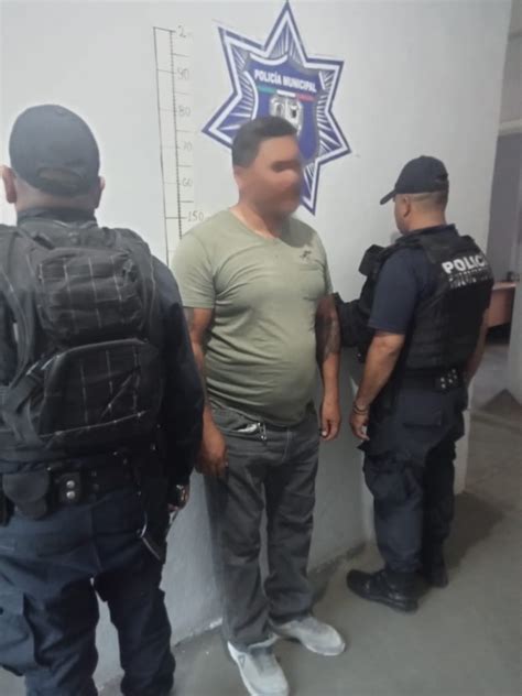Detuvo Policía Estatal y Municipal a un hombre por robo Secretaría de